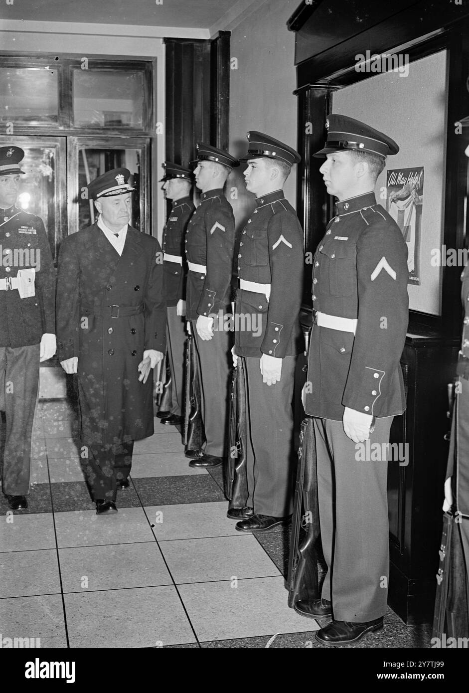 United States naval chiefs meet in LondonLondon: Admiral Forrest P ...