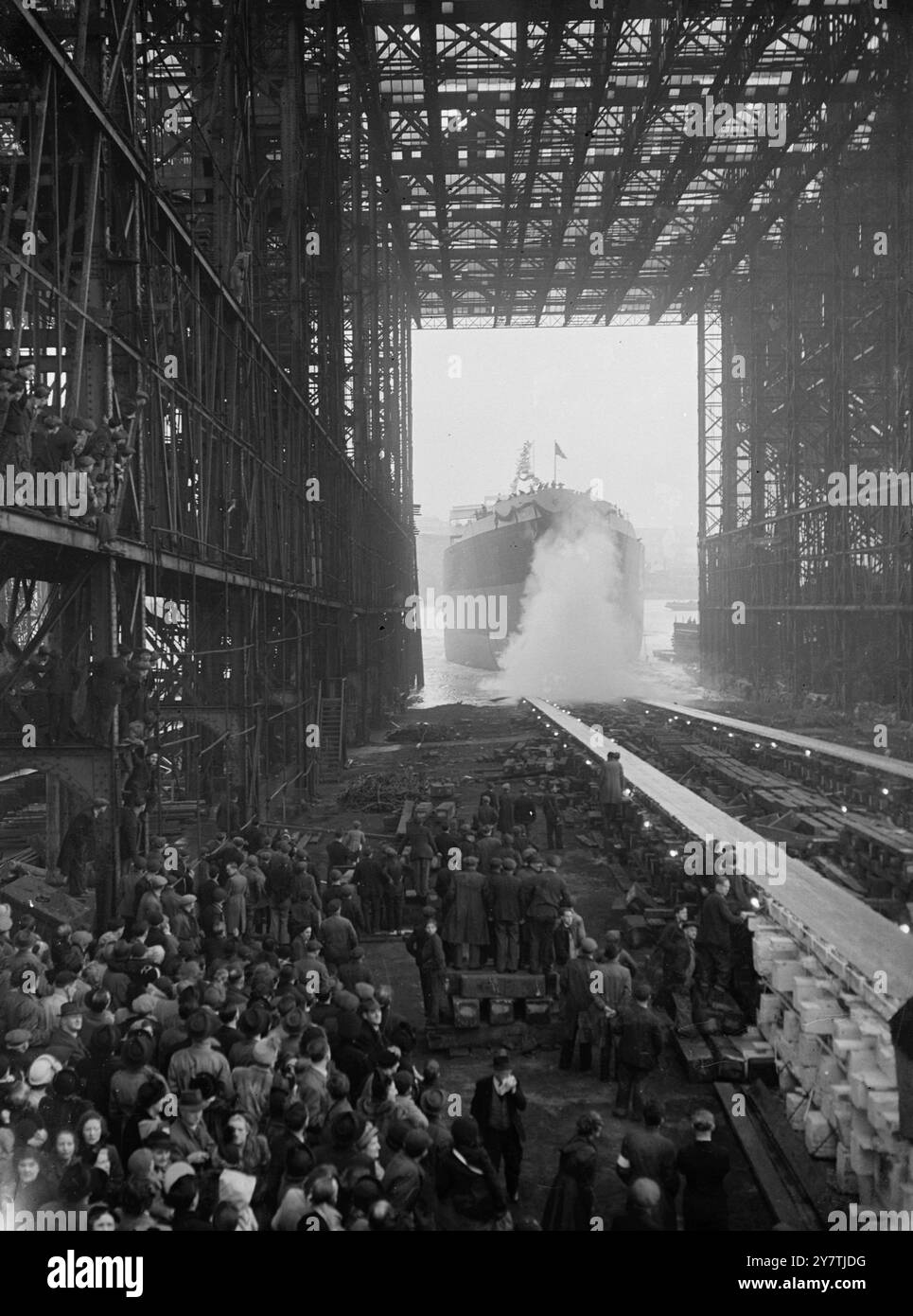 Princess launches giant oil tankerWallsend-on-Tyne , England : Thegiant ...