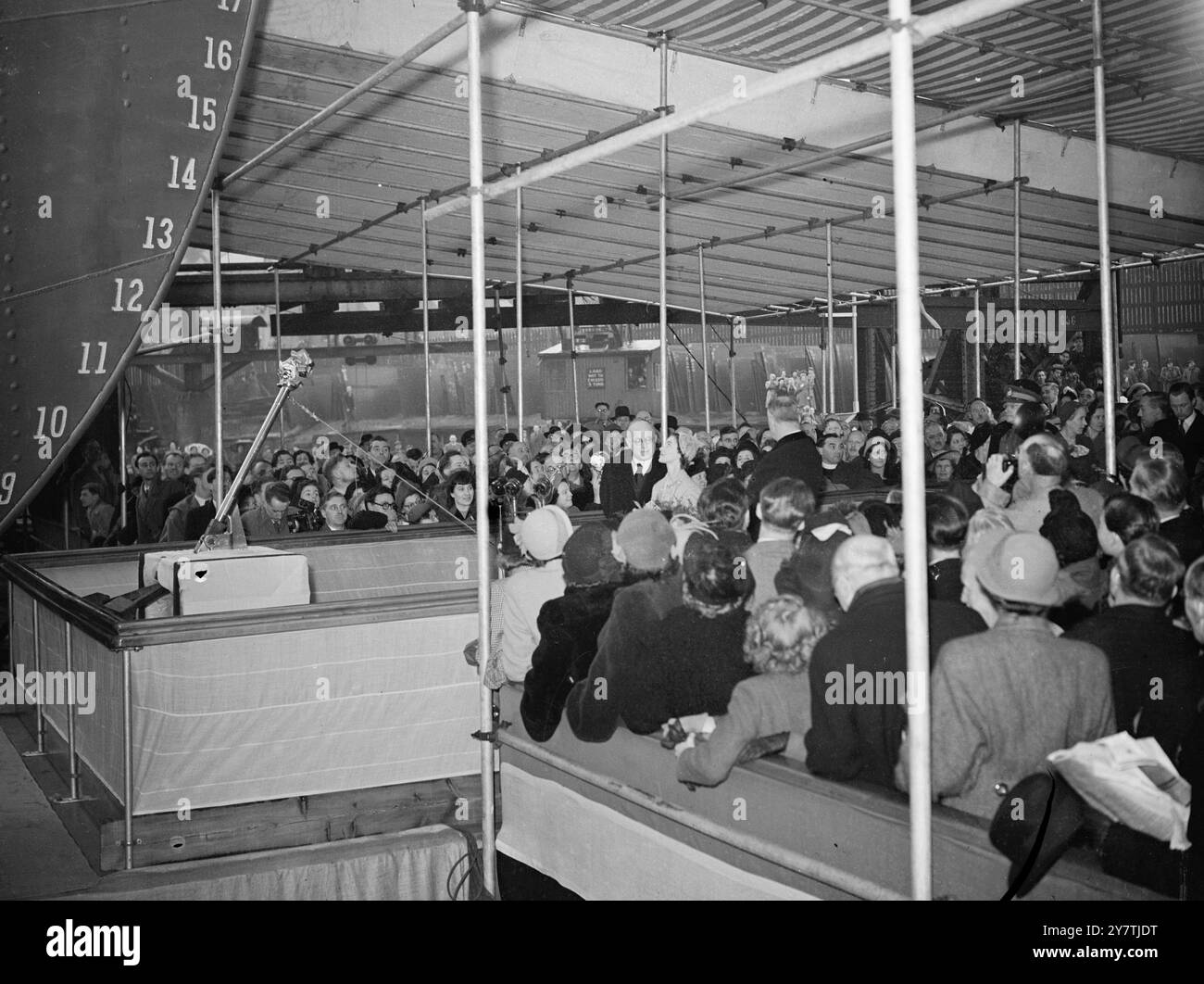 Princess Margaret launches giant oil tankerWallsend-on-Tyne , England ...