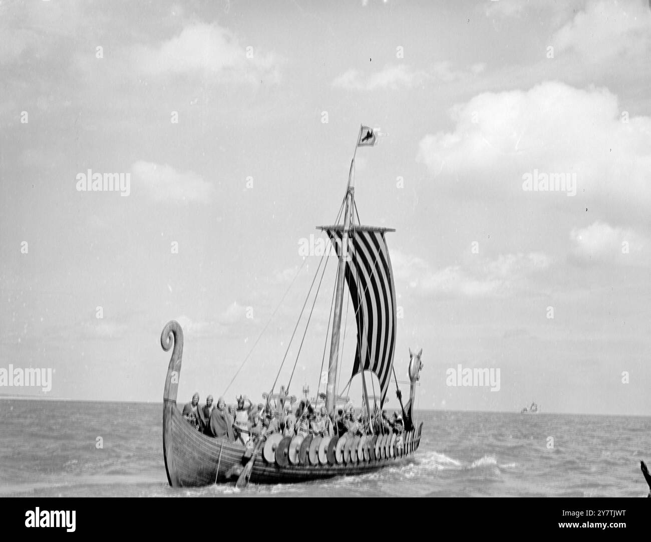 20th Century Vikings ' invade' BritainBroadstairs , Kent : Fierce ...