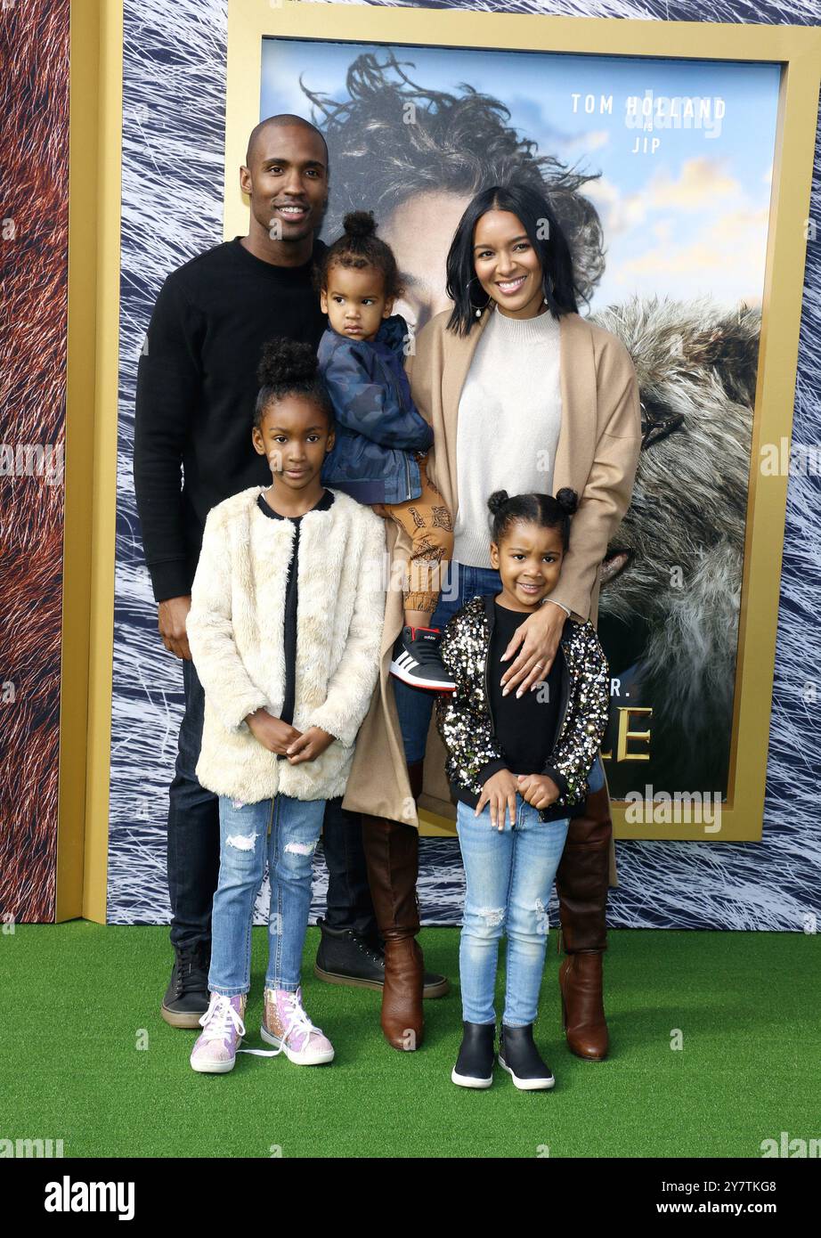 Lizzy Mathis and Isa Rahman at the Los Angeles premiere of 'Dolittle ...