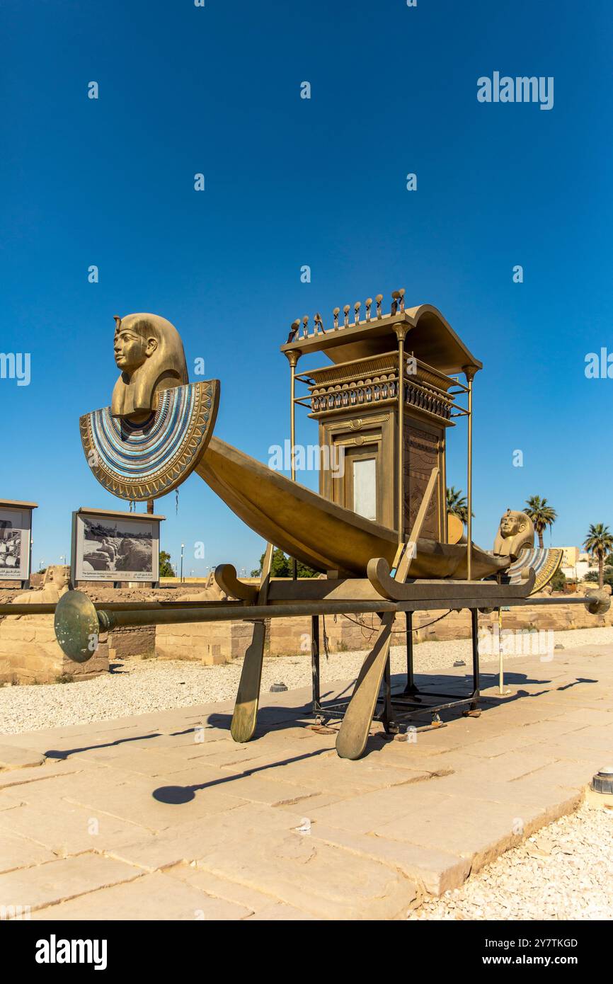 Ra egyptian god solar barque hi-res stock photography and images - Alamy