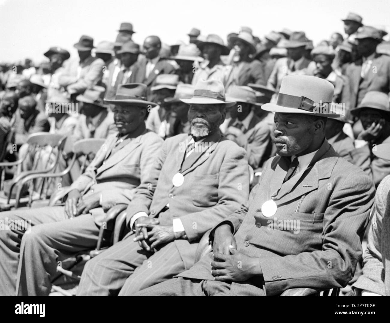 Royal Tour of South Africa A general view of the some of the thousands ...