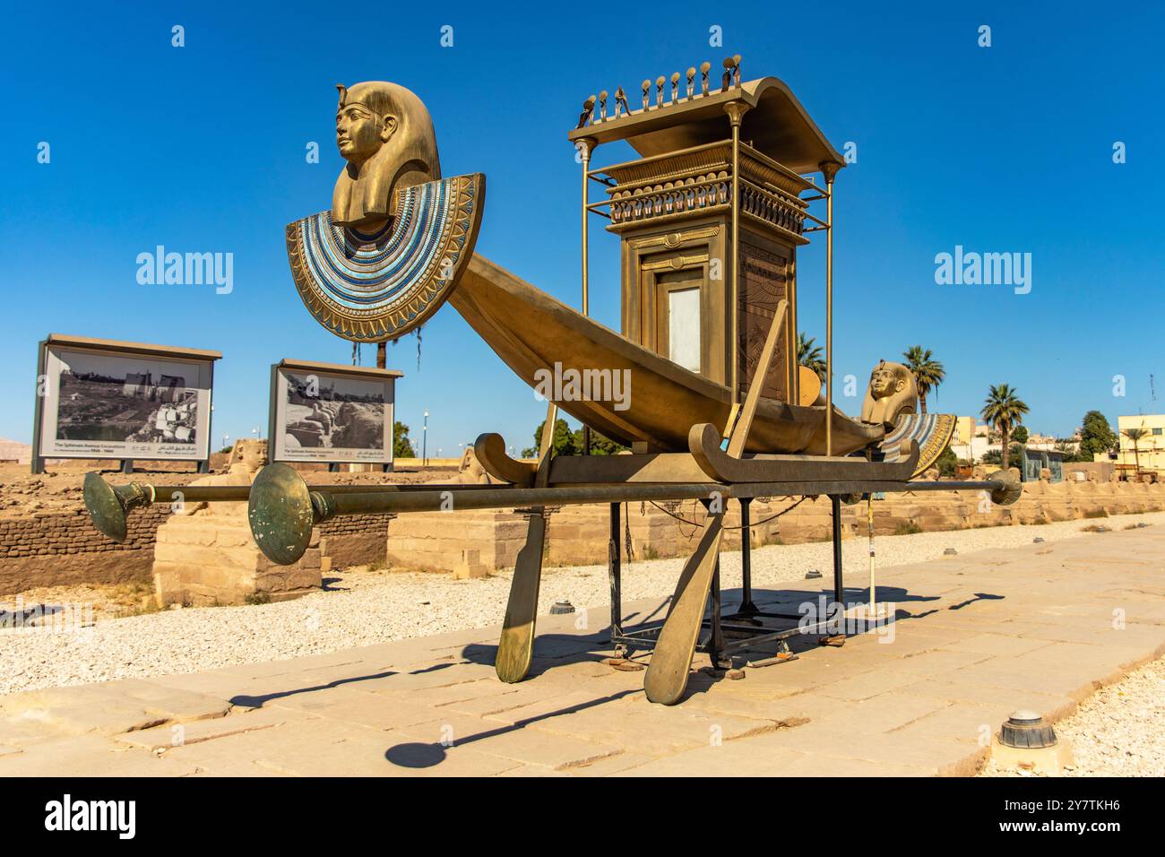 Luxor, Egypt; January 16, 2024: The Celestial Chariot of the Sun God ...