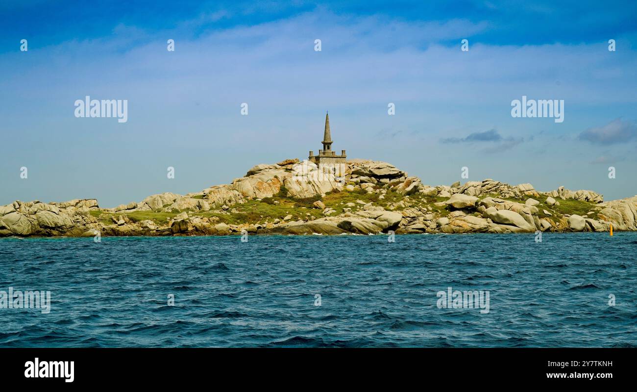 Panorama of the coasts of the Lavezzi Island, Bocche di Bonifacio ...