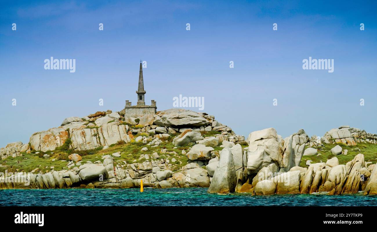 Panorama of the coasts of the Lavezzi Island, Bocche di Bonifacio ...