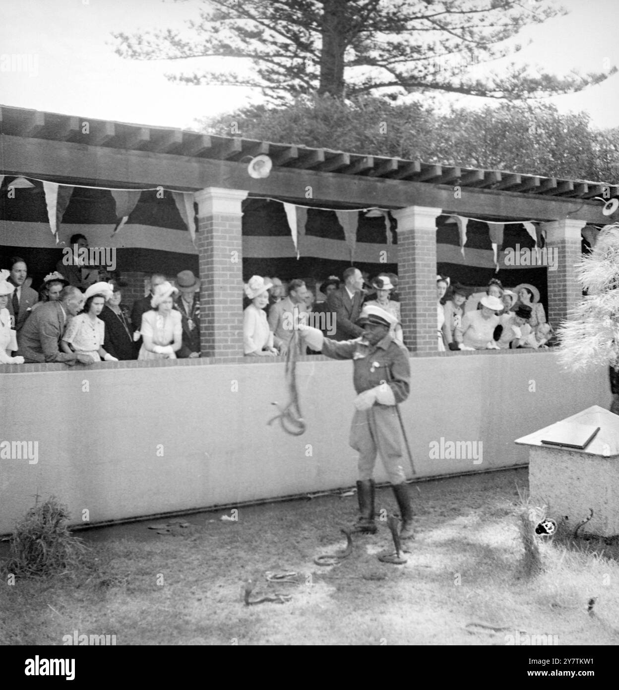 Royal tour of South Africa Visit to Snake Park at Port Elizabeth . The ...