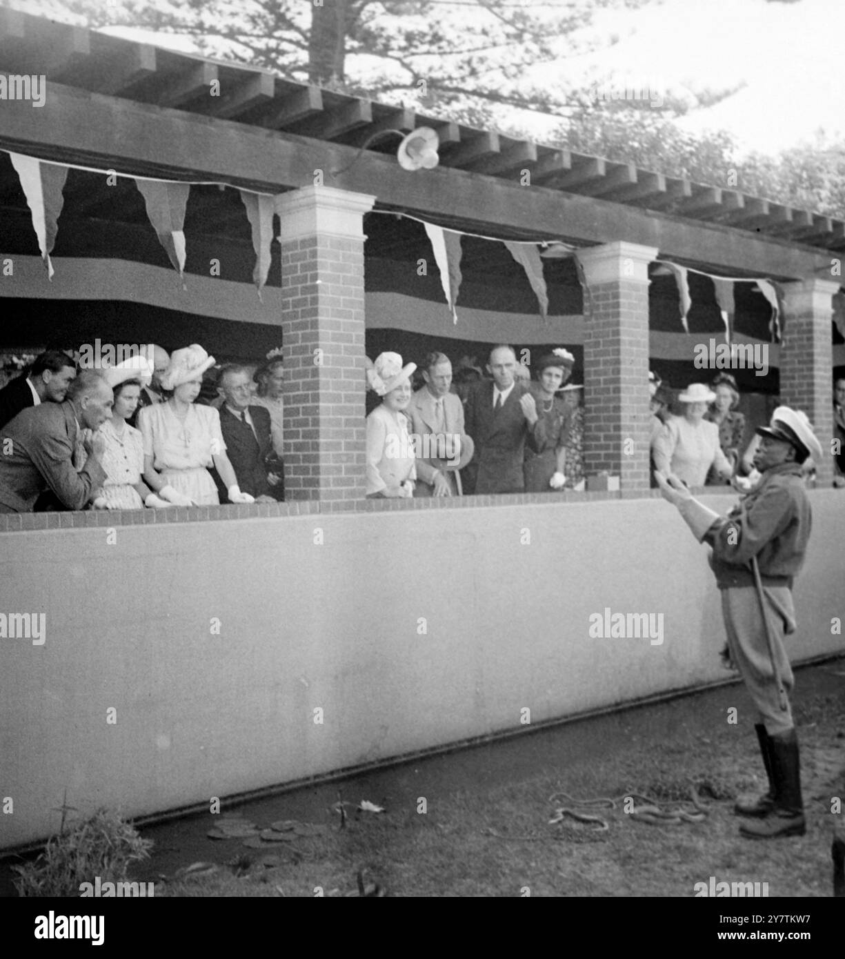 Royal tour of South Africa Visit to Snake Park at Port Elizabeth . The ...