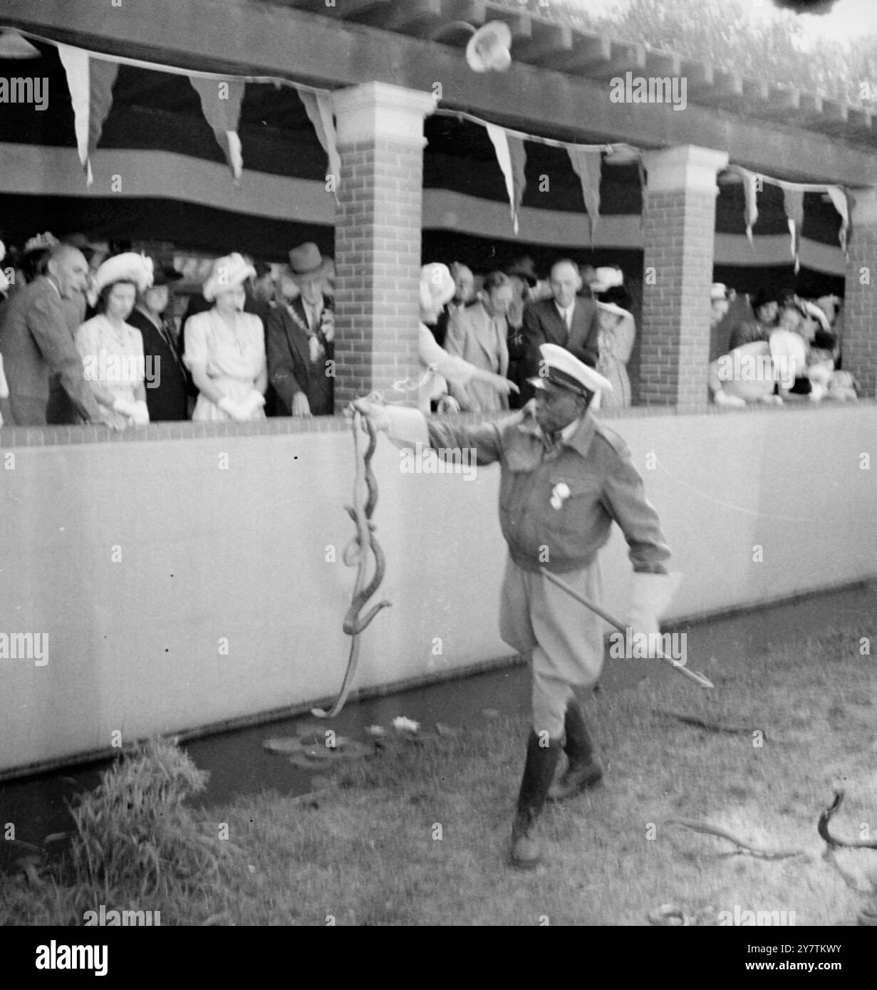 Royal tour of South Africa Visit to Snake Park at Port Elizabeth . The ...