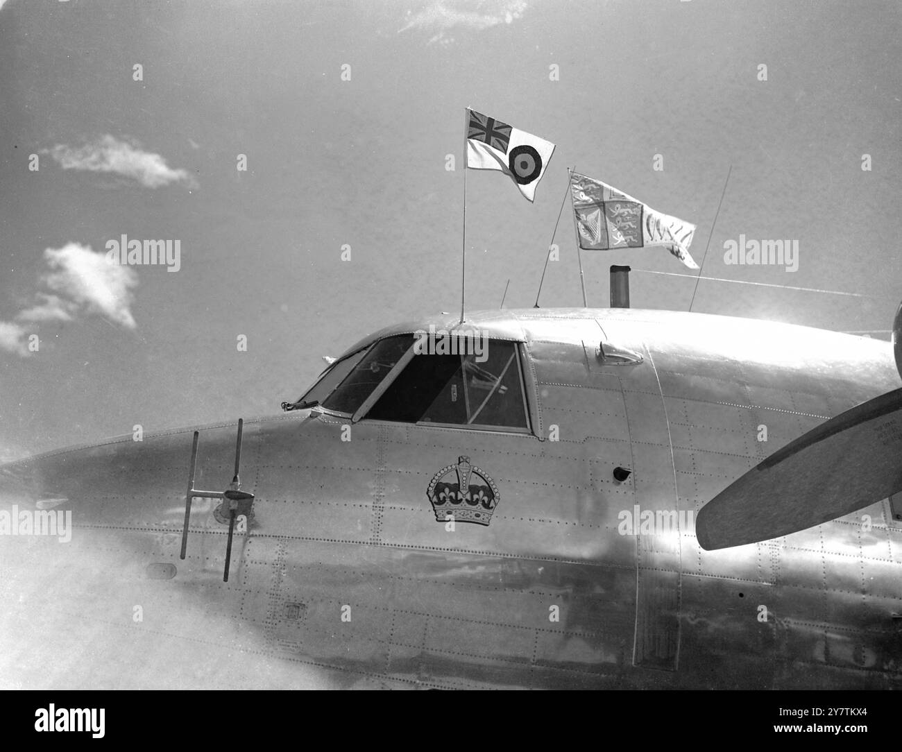 Royal standard flag british Black and White Stock Photos & Images - Alamy