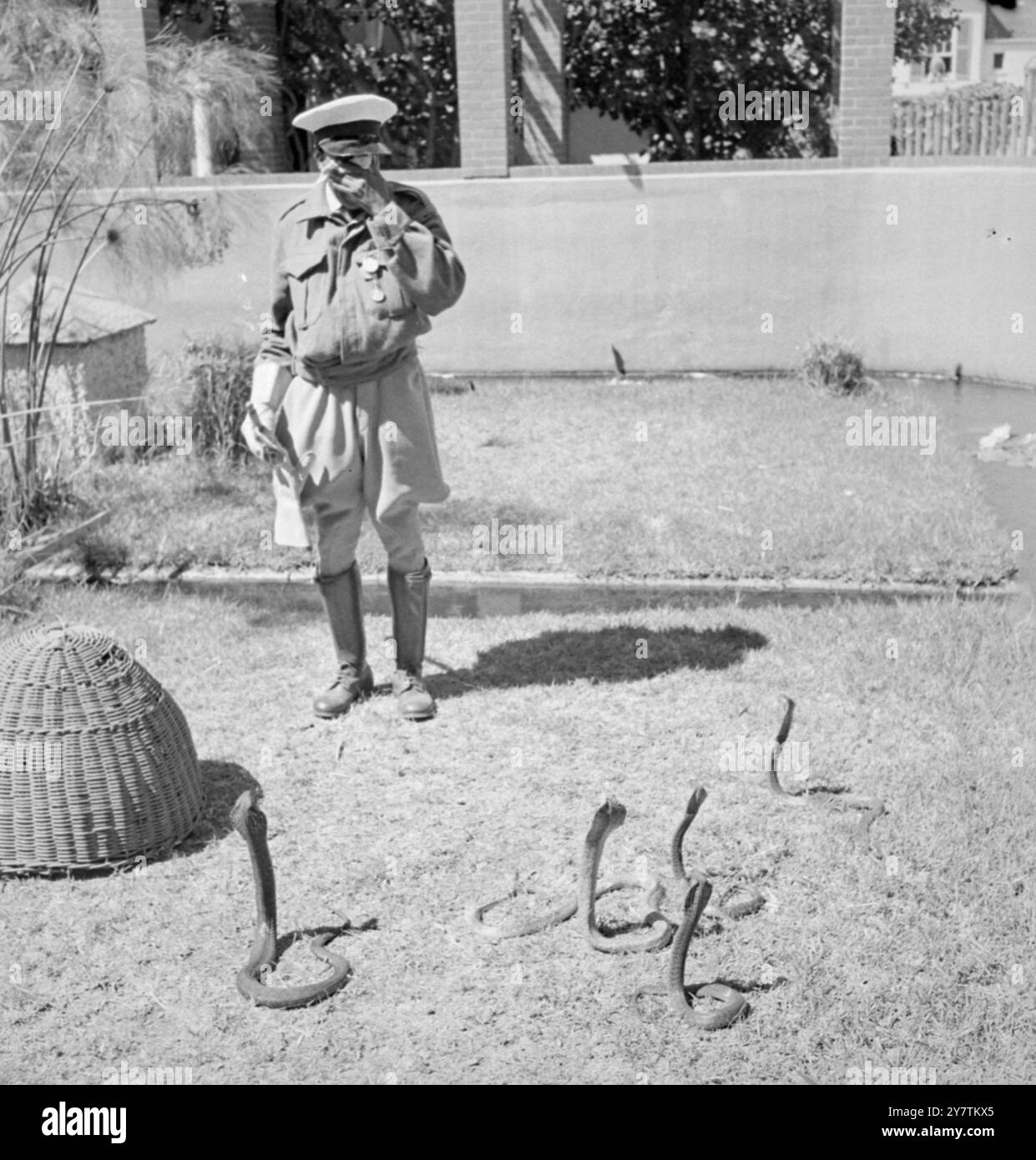 Royal tour of South Africa Visit to Snake Park at Port Elizabeth . The ...