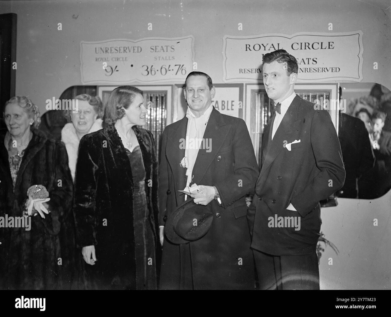 War Minister and Sam Goldwyn Junior at London premiereA distinguished ...