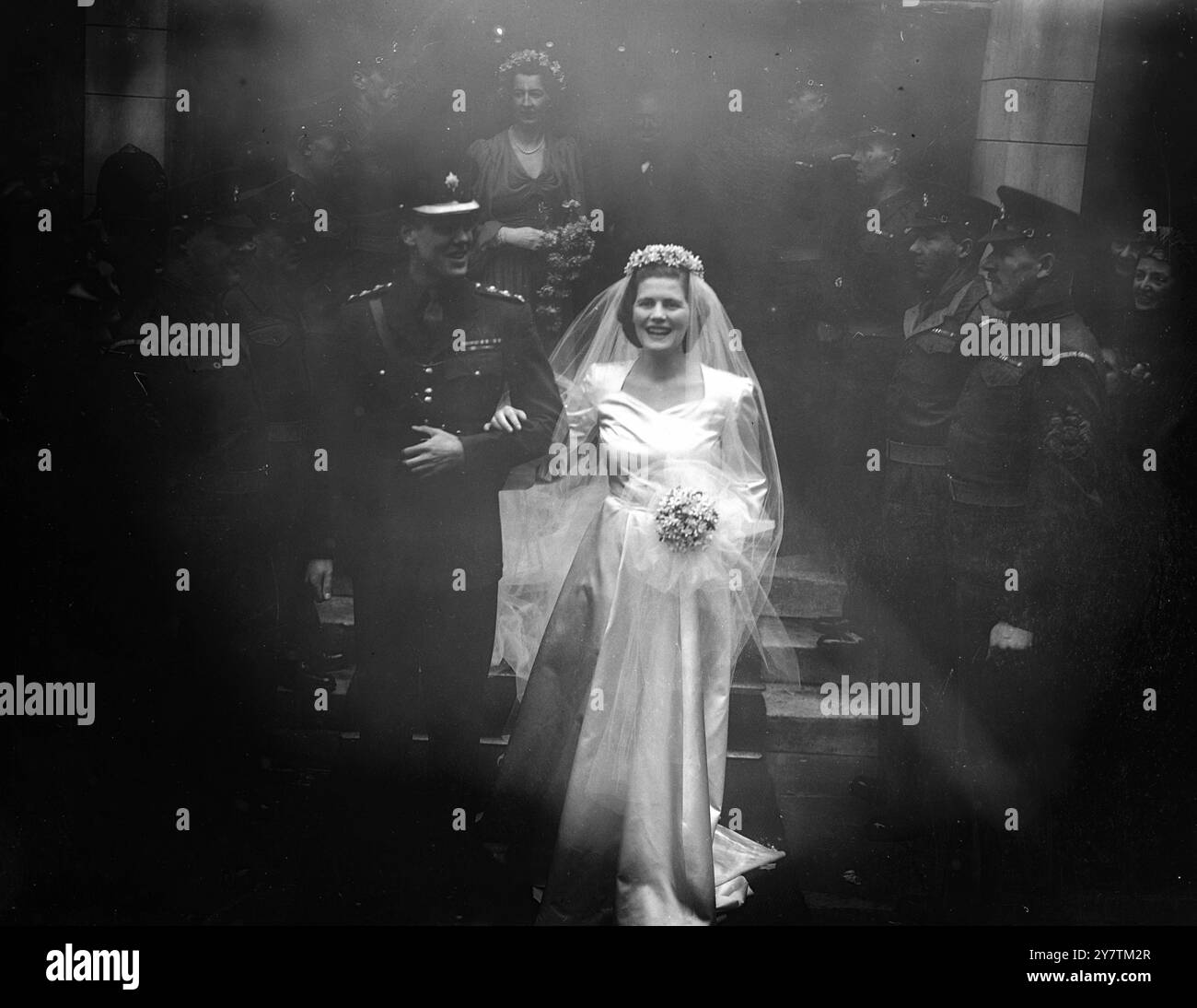 Miss Mary Churchill weds Captain Christopher Soames at St Margaret's ...