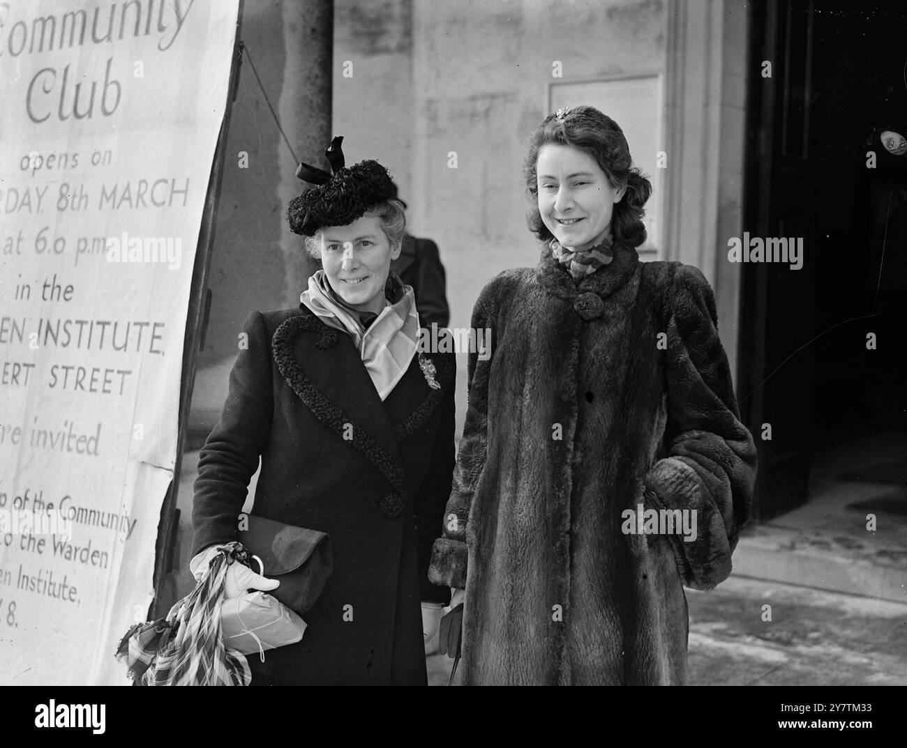 Ramsay MacDonald 's daughters at London weddingPhoto shows: Mrs Norman ...