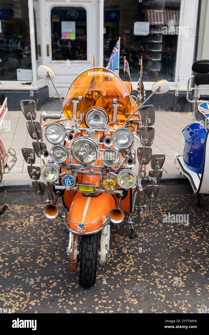 Lambretta. Ribble Valley Scooter Rally 2024 Stock Photo - Alamy