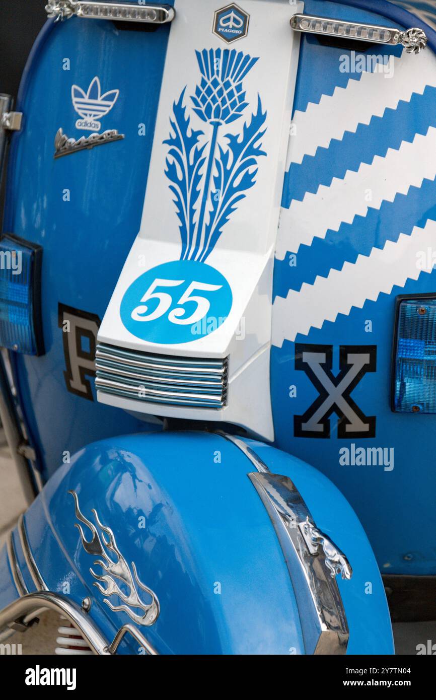 Vespa. Ribble Valley Scooter Rally 2024 Stock Photo - Alamy