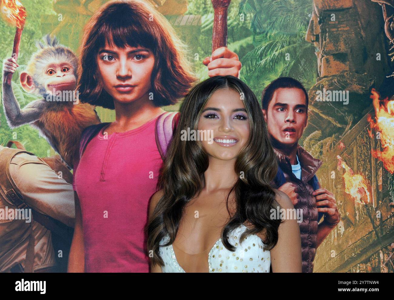 Isabela Merced at the Los Angeles premiere of 'Dora And The Lost City ...