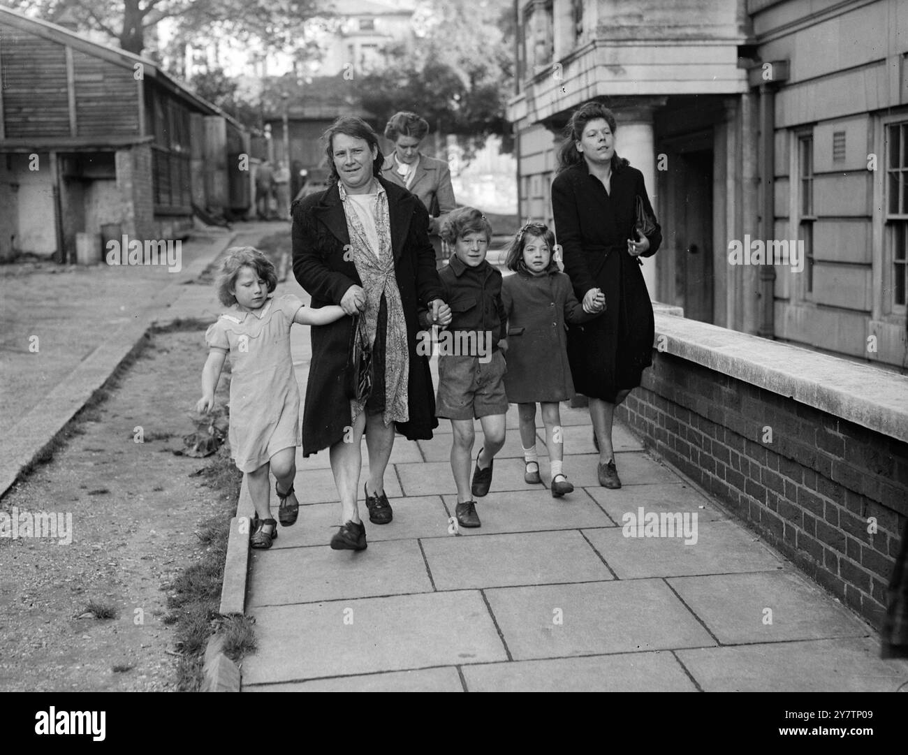 General views of squatters at Duchess of Bedford House , Kensington ...