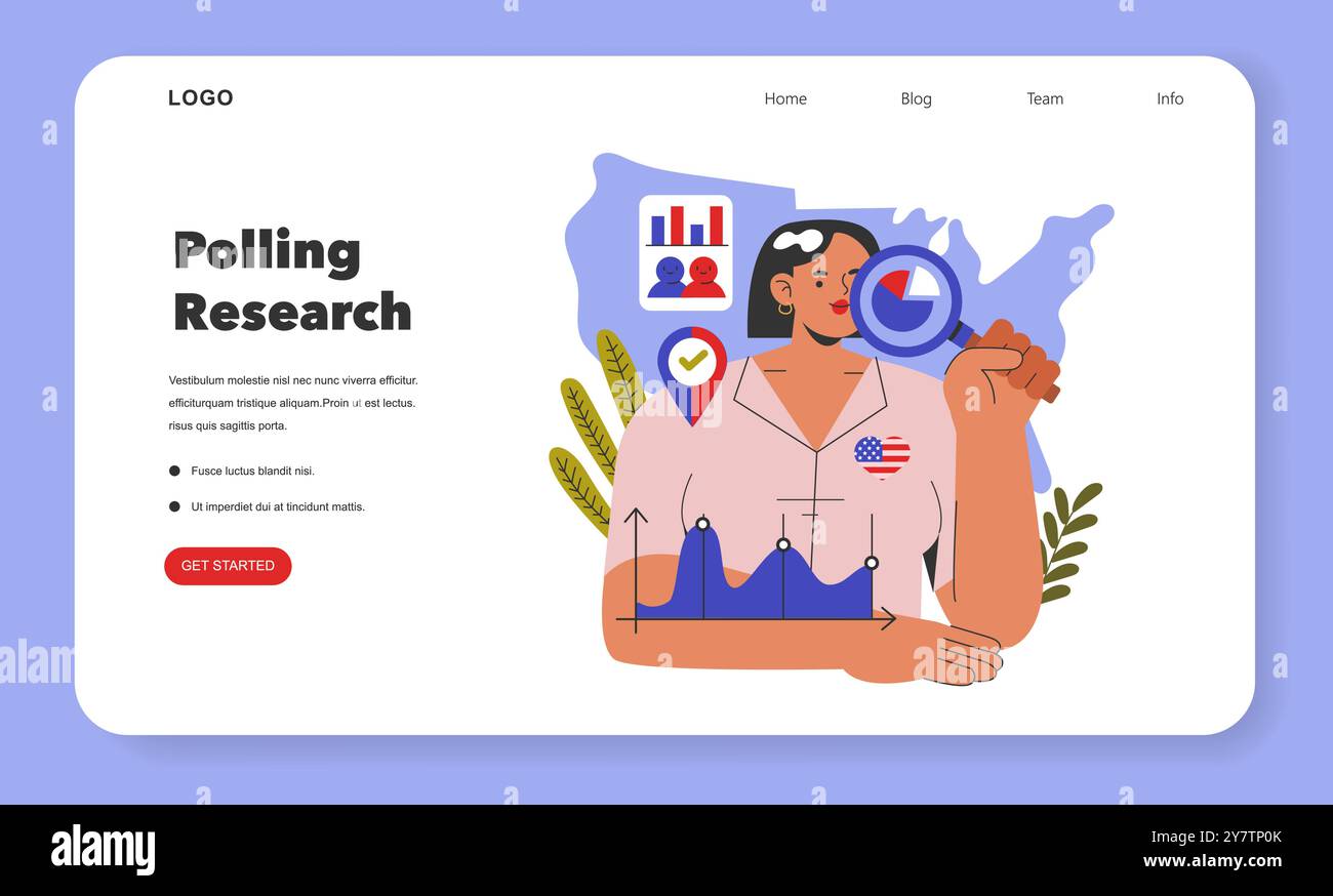 Election race concept. An illustration showing a person conducting ...