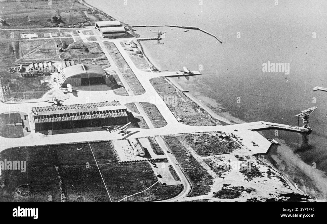 EASTERN END OF ATLANTIC FLIGHT The Air France base of Marignane, France ...