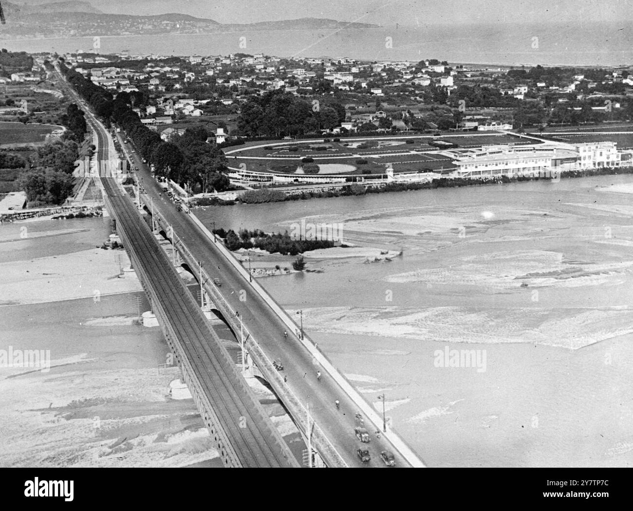 Photo Shows: the bridge over the River Var between Digne and Nice1930s ...