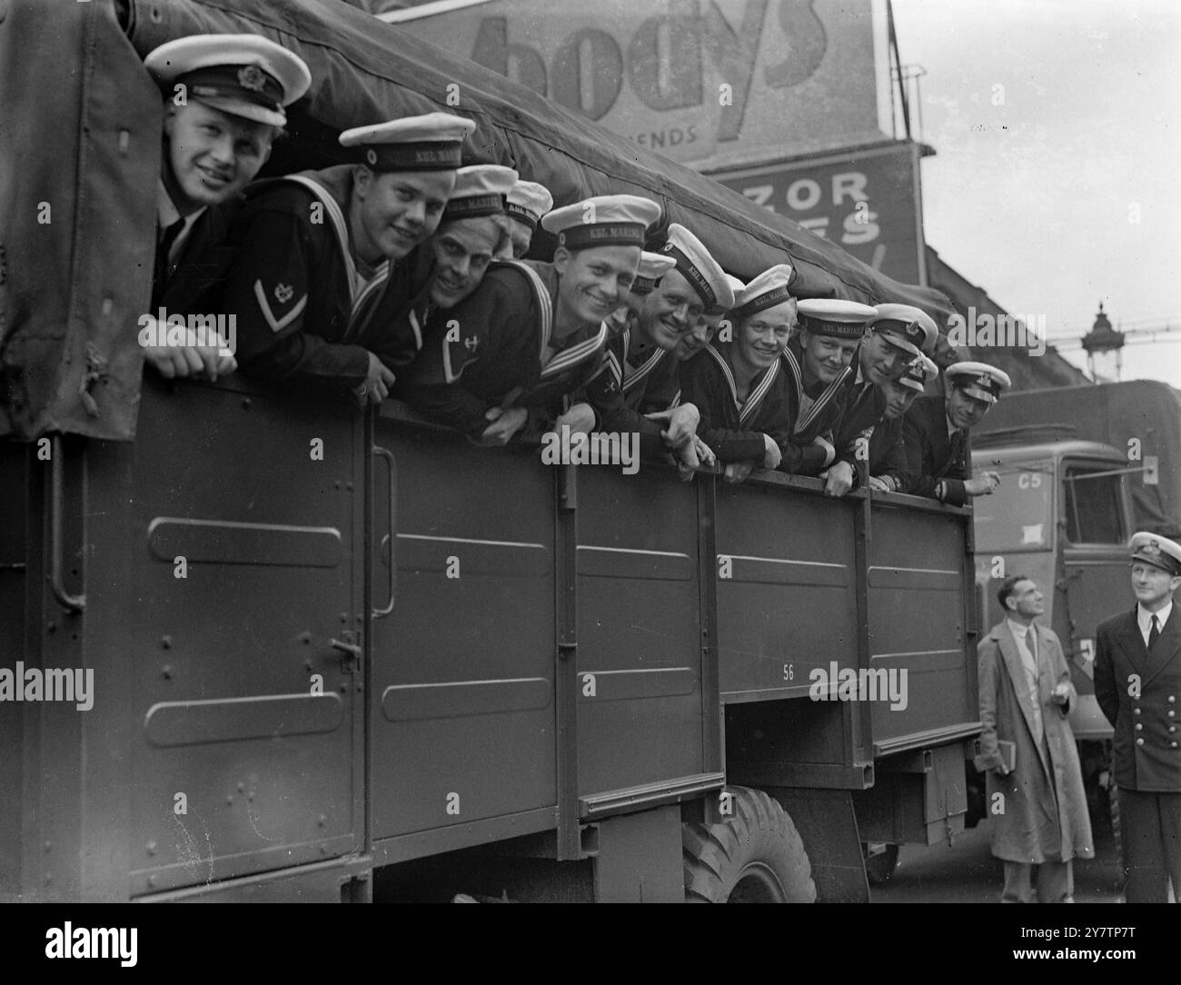 DANISH SERVICEMEN ARRIVE FOR VICTORY PARADE - - A contingent of Danish ...