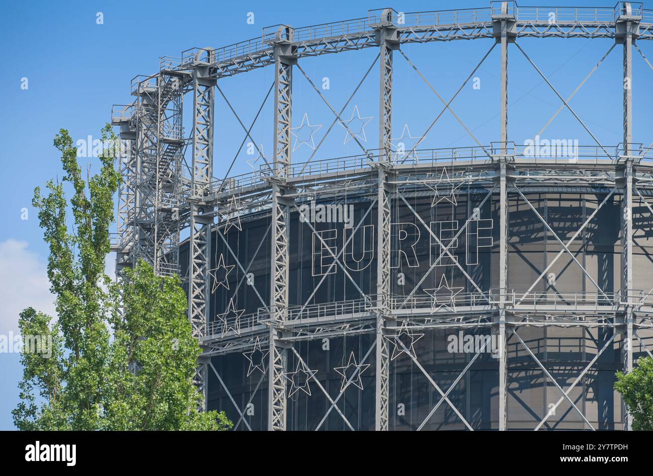 Gasometer, EUREF-Campus, Schöneberg, Berlin, Germany, Deutschland Stock ...
