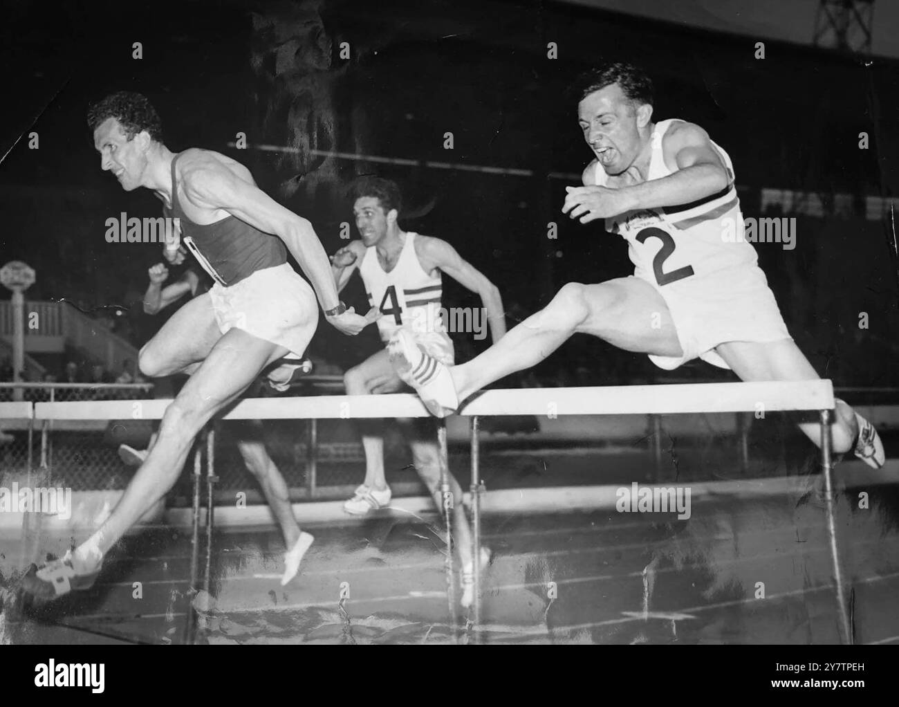 British record time Black and White Stock Photos & Images - Alamy