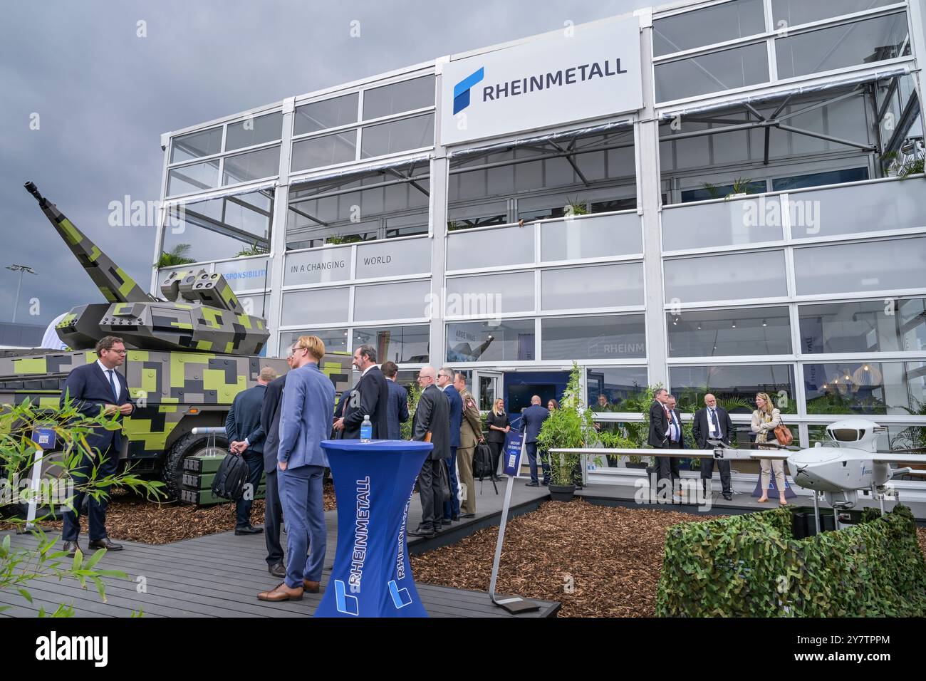 Armaments company Rheinmetall, Boxer Skyranger 30 ILA 2024 ...