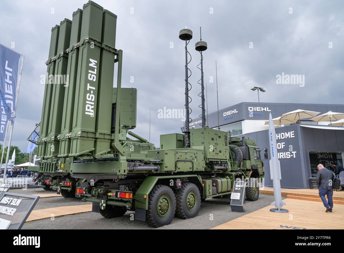 Diehl Defence, IRIS-T SLM missile defense system, ILA 2024, International Aerospace Exhibition ...