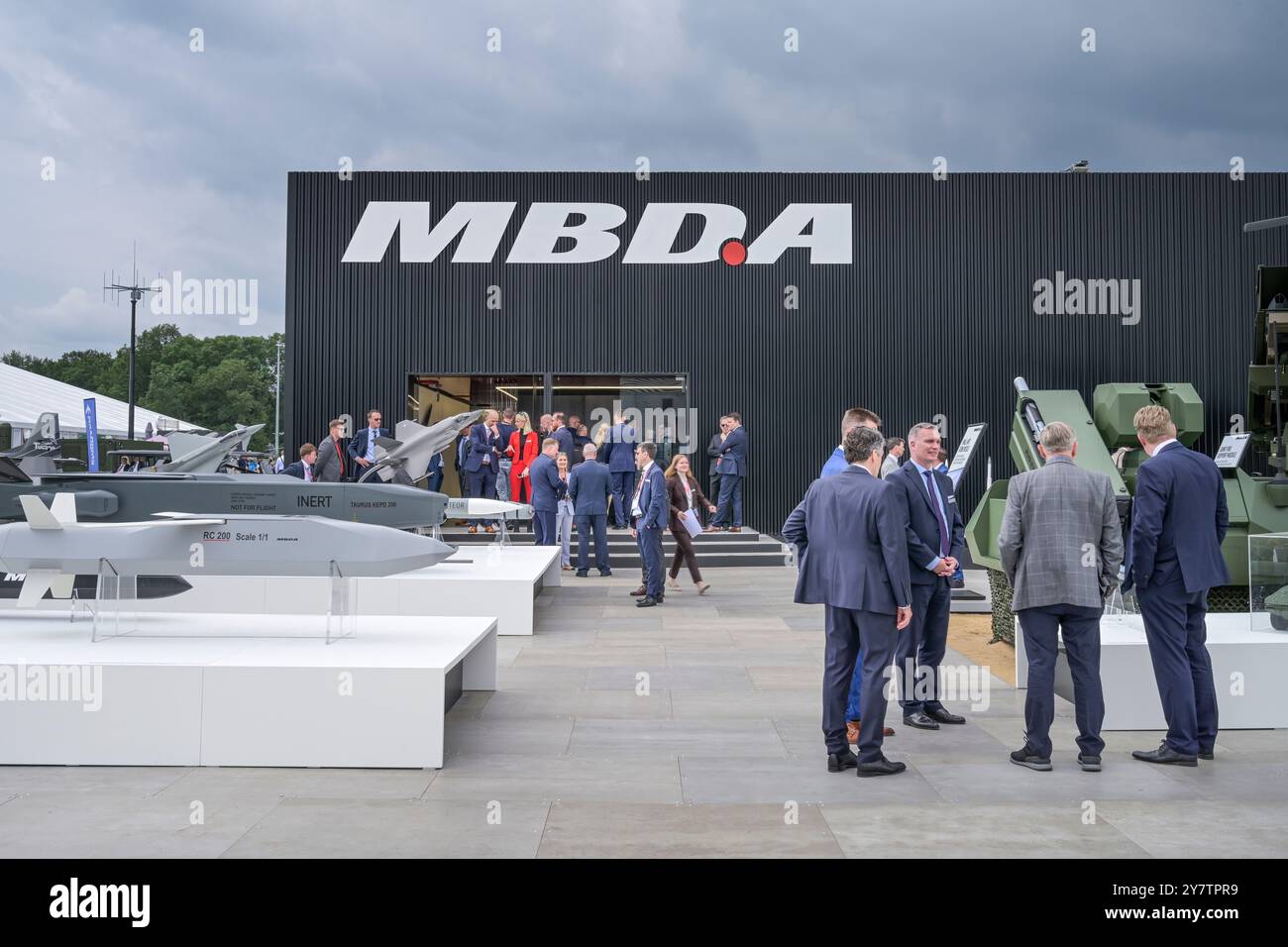 Armaments company MBDA, exhibition weapons systems, including Taurus ...