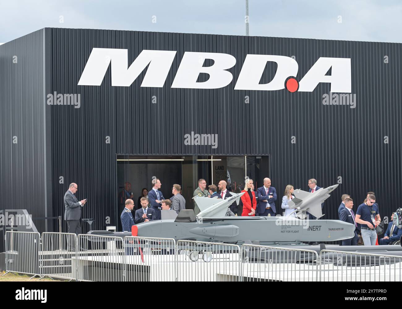 Armaments company MBDA, Weapon Systems Exhibition, front Taurus KEPD ...