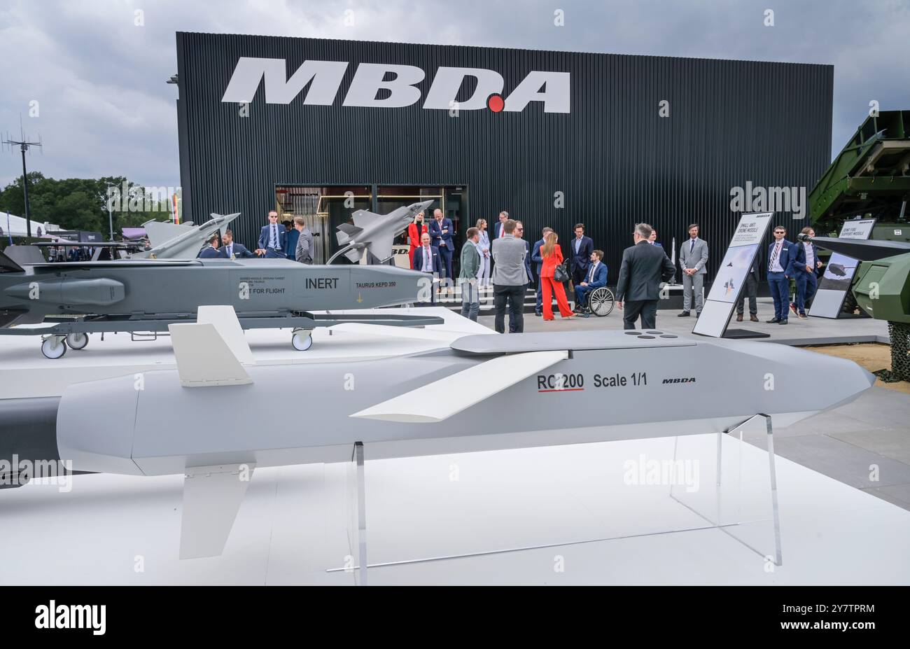 Armaments company MBDA, exhibition weapons systems, including Taurus KEPD 350, ILA 2024 ...