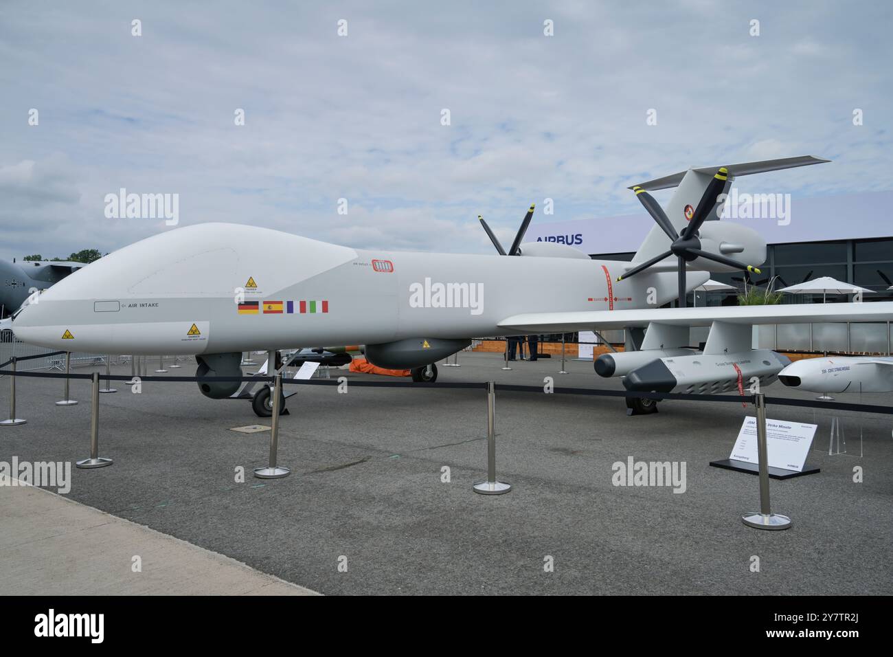 Eurodrone, remote-controlled flight system from Airbus, ILA 2024 ...