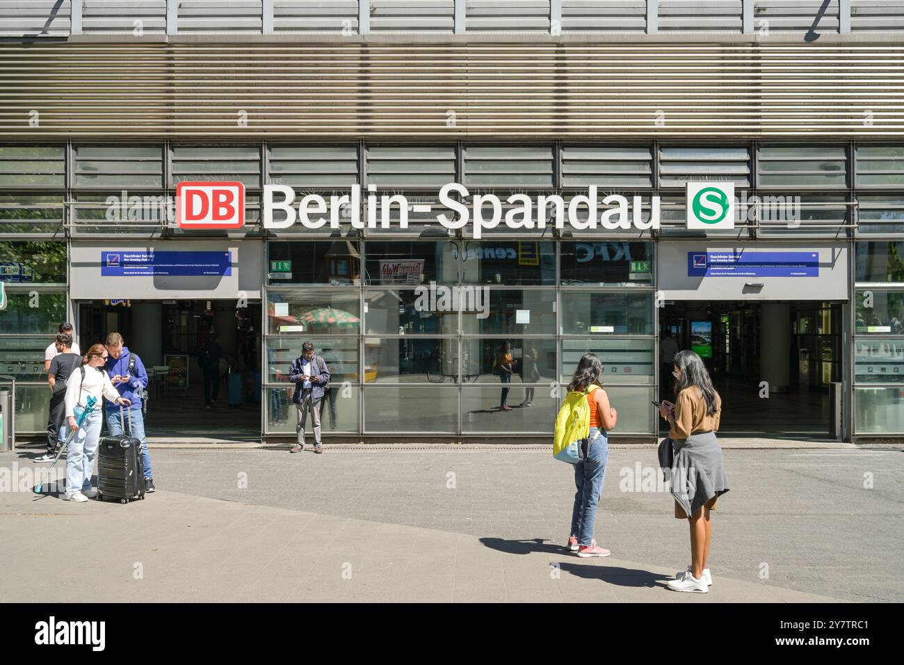 Spandau train station, Berlin, Germany, Bahnhof Spandau, Deutschland ...