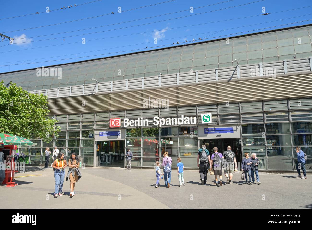 Spandau train station, Berlin, Germany, Bahnhof Spandau, Deutschland ...