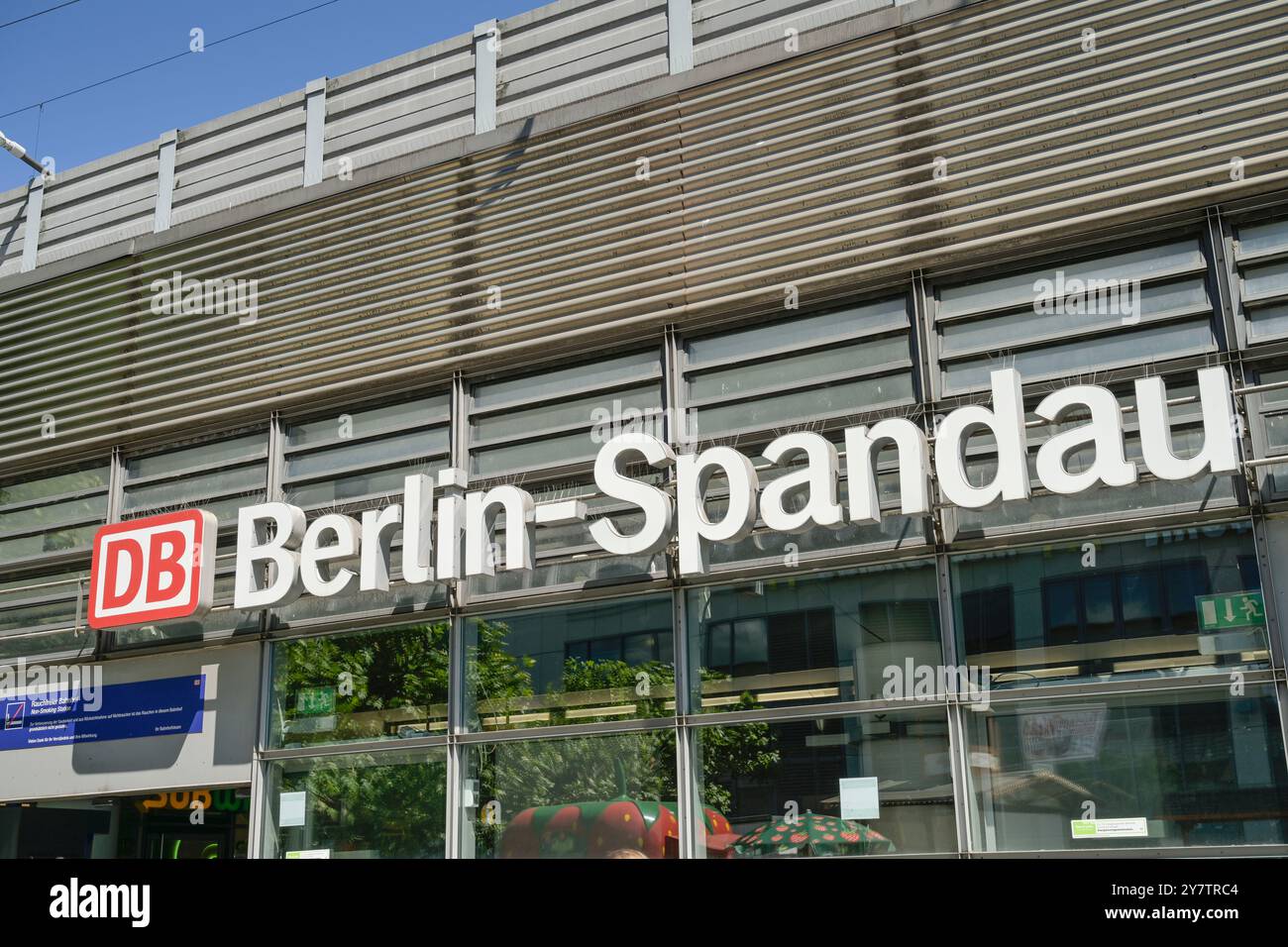 Spandau train station, Berlin, Germany, Bahnhof Spandau, Deutschland ...