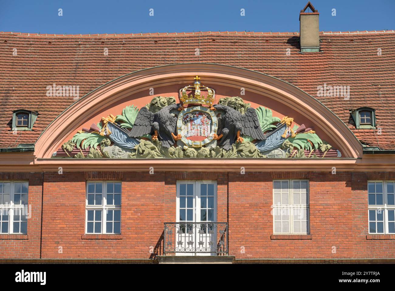 Coat of arms entrance, Citadel, Spandau, Berlin, Germany, Wappen ...