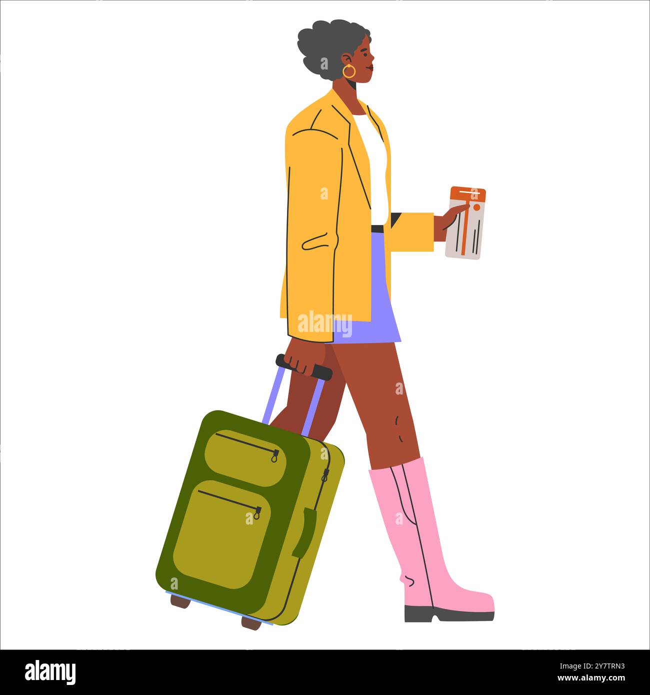 Diversity businesswoman concept. An African descent businesswoman ...