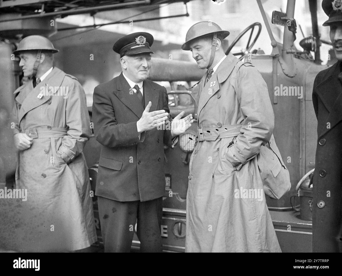Fire brigade ireland engine Black and White Stock Photos & Images - Alamy