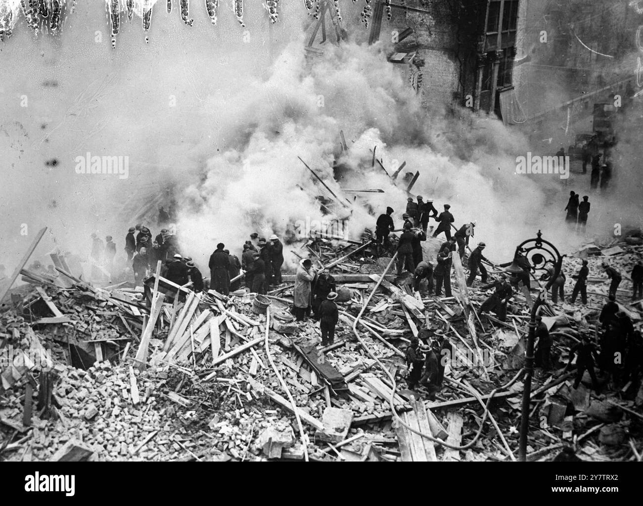 V2 rocket falls in Middlesex street wrecked Norwegian Naval College10 ...