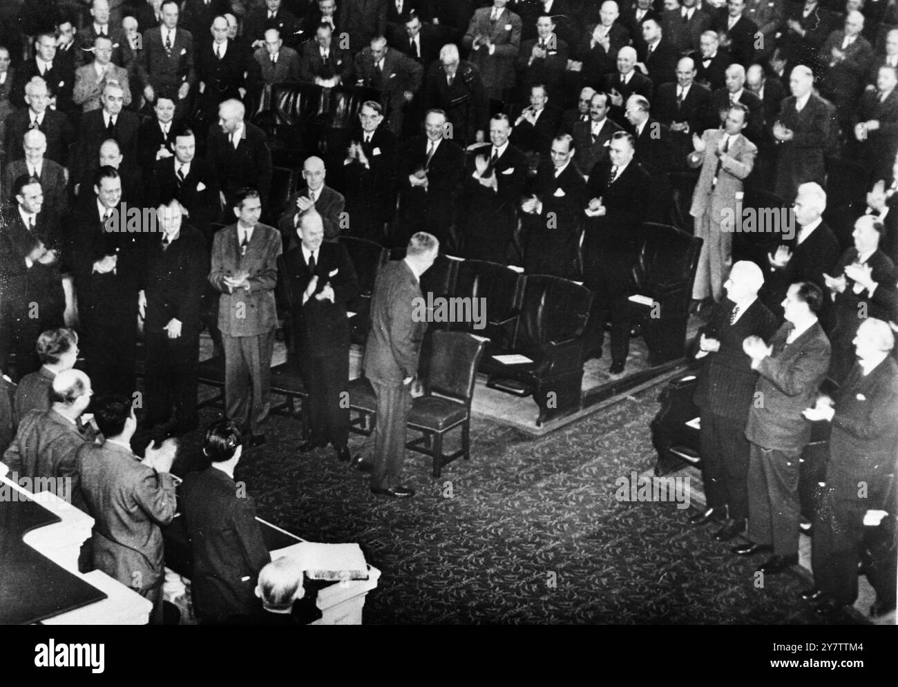 Secretary of State George Marshall almost stole the show from President ...