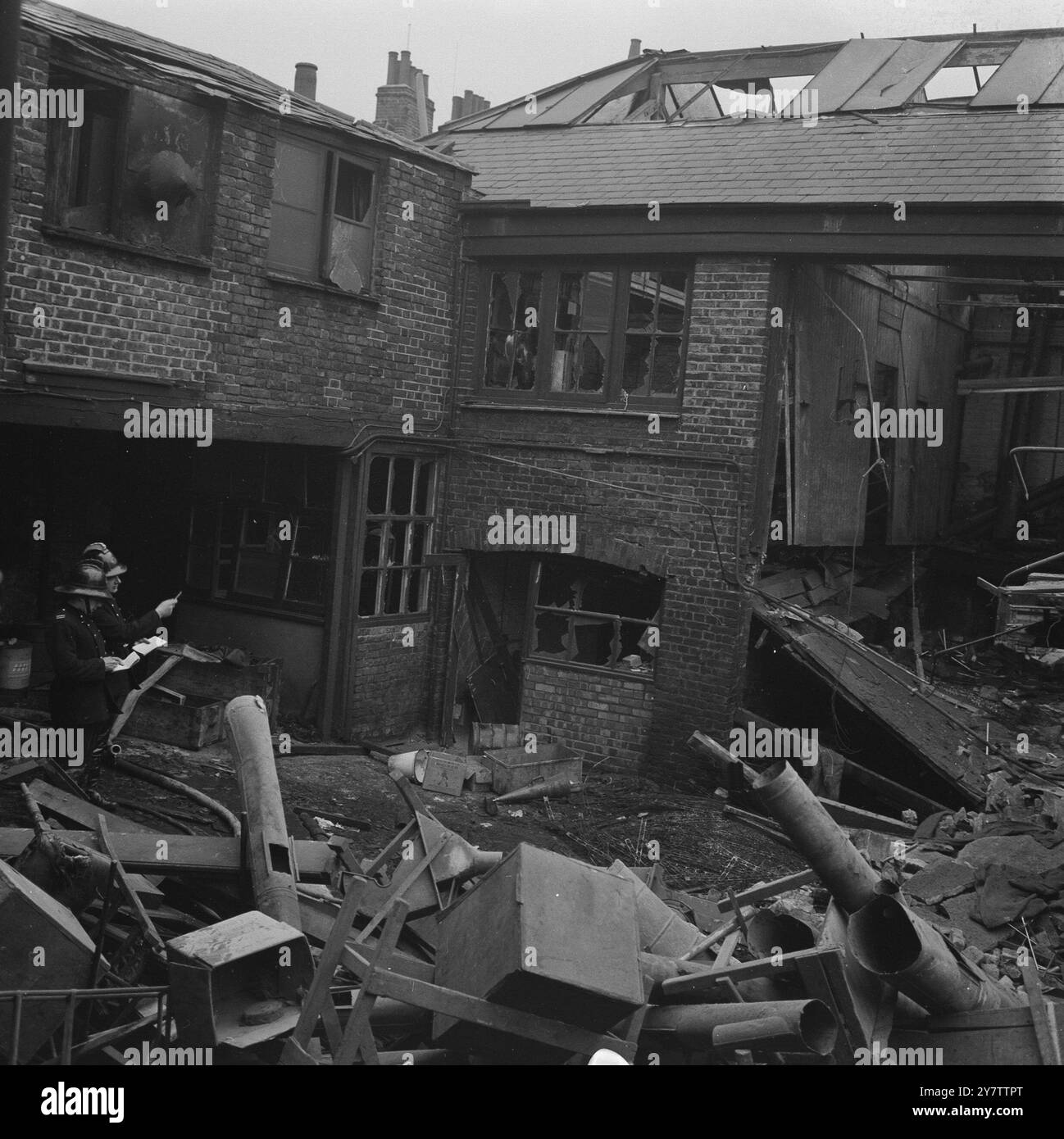 LONDON PLATING WORKS BUST LONDON :THE WRECKED PREMISES OF A PLATING ...