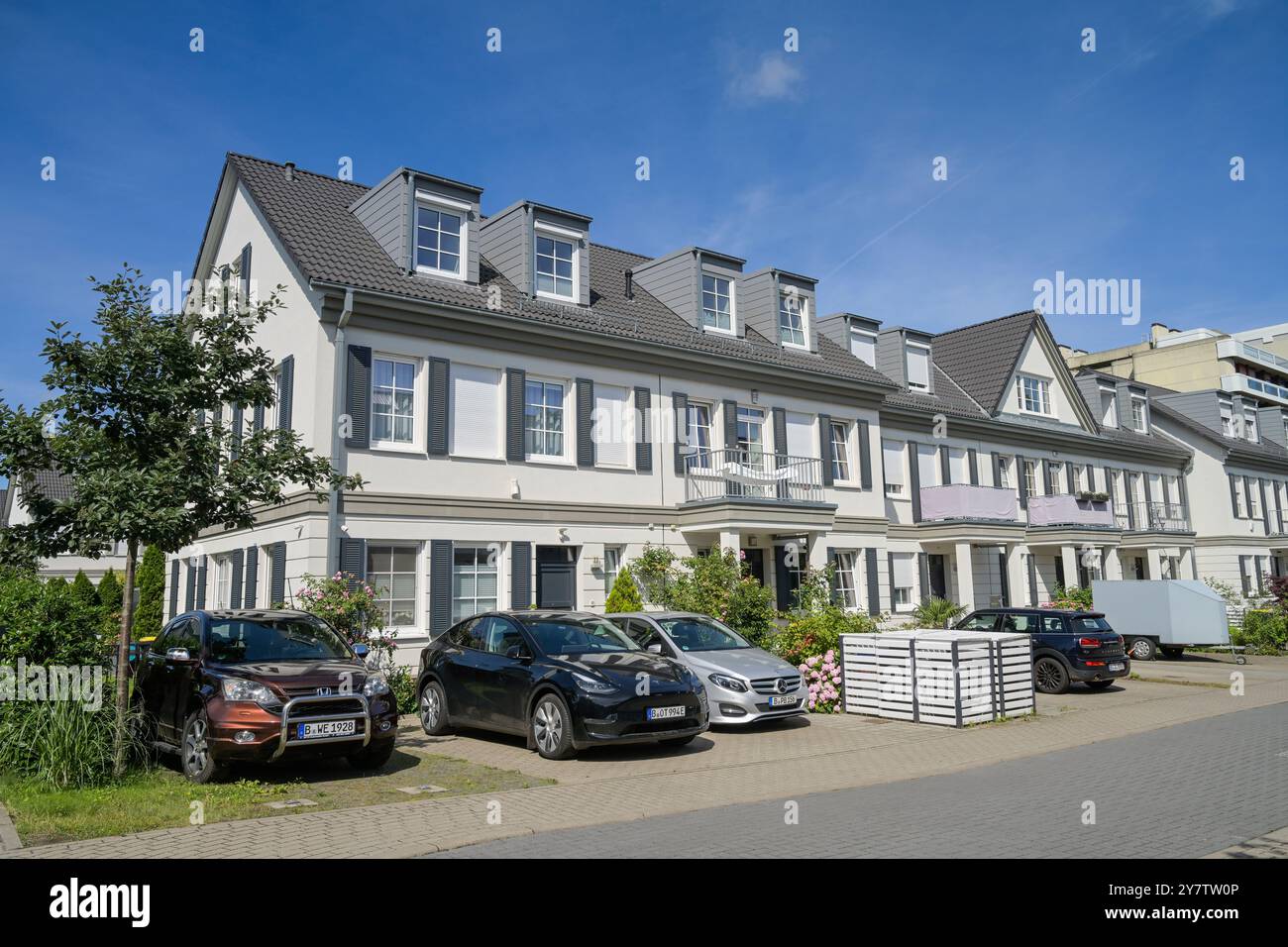 Terraced house settlement, In den Leonorengärten, Lankwitz, Steglitz ...