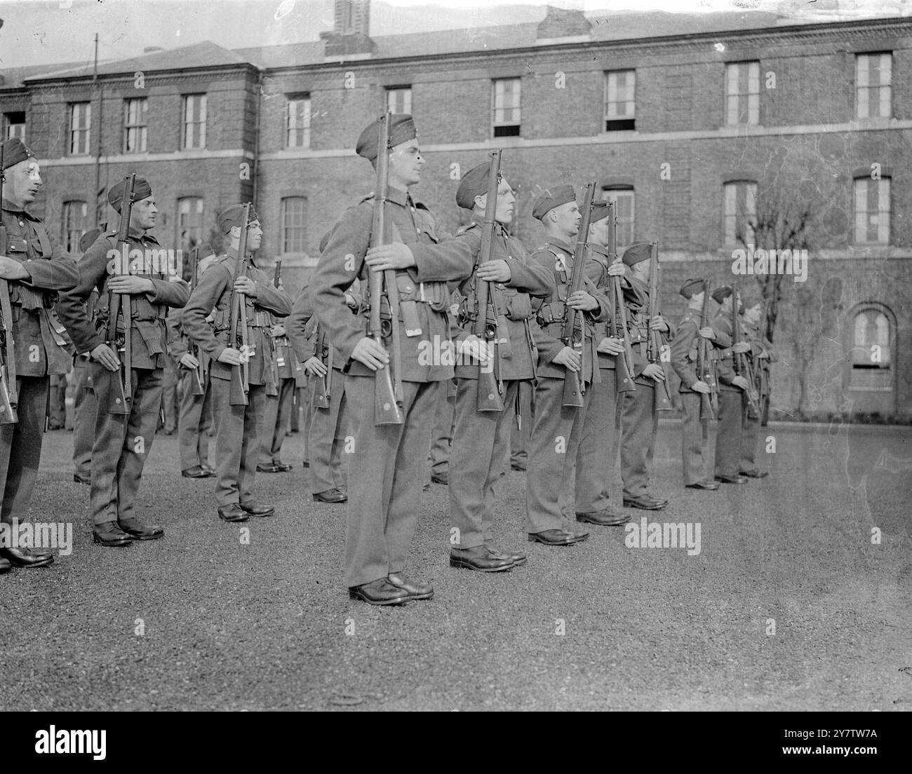 MARINES ASHORE 28 March 1940 Photo Shows: Recruits to the Royal Marines ...