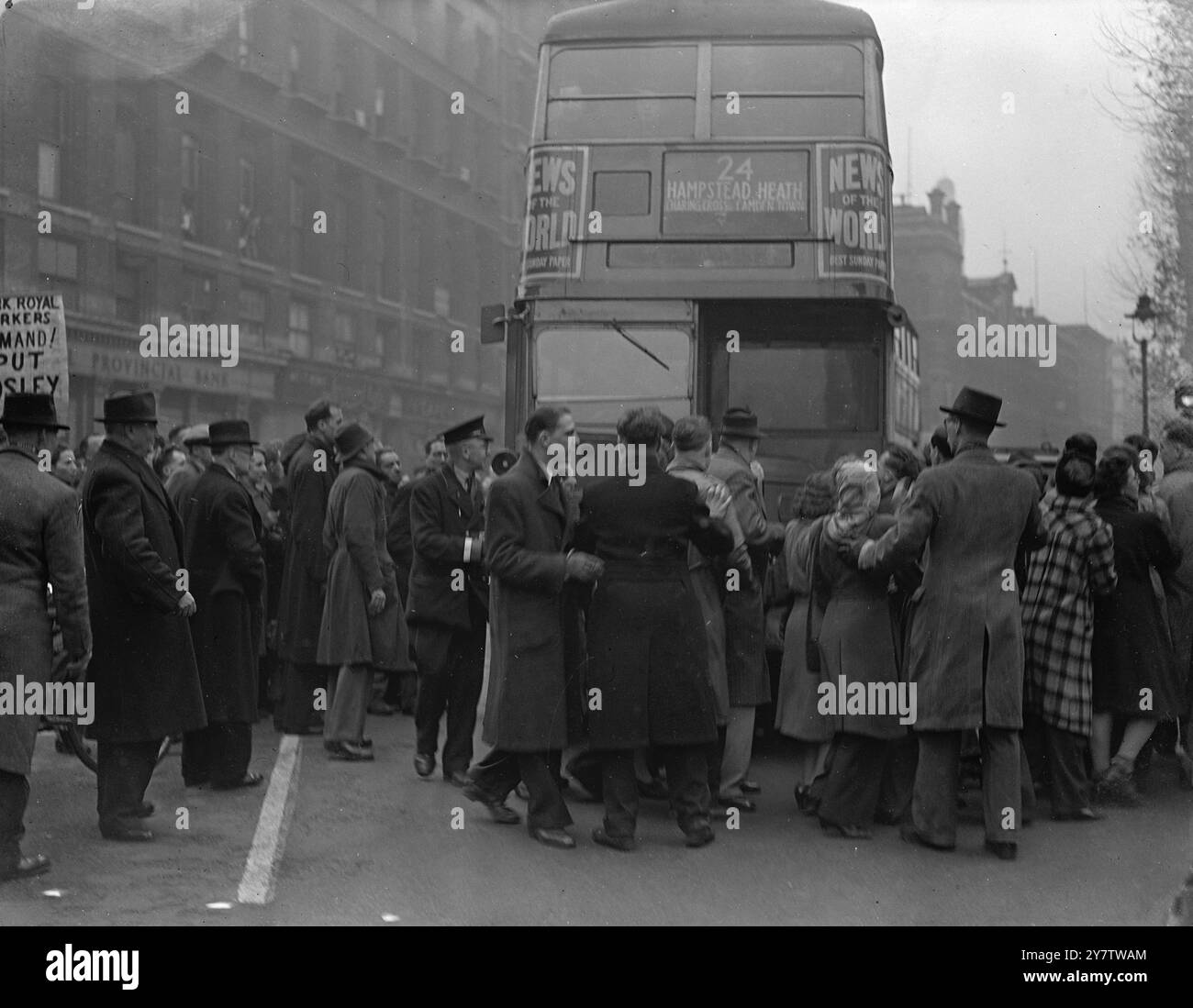 DEMONSTRATIONS IN LONDON FOLLOWING RELEASE OF SIR OSWALD MOSLEY ...