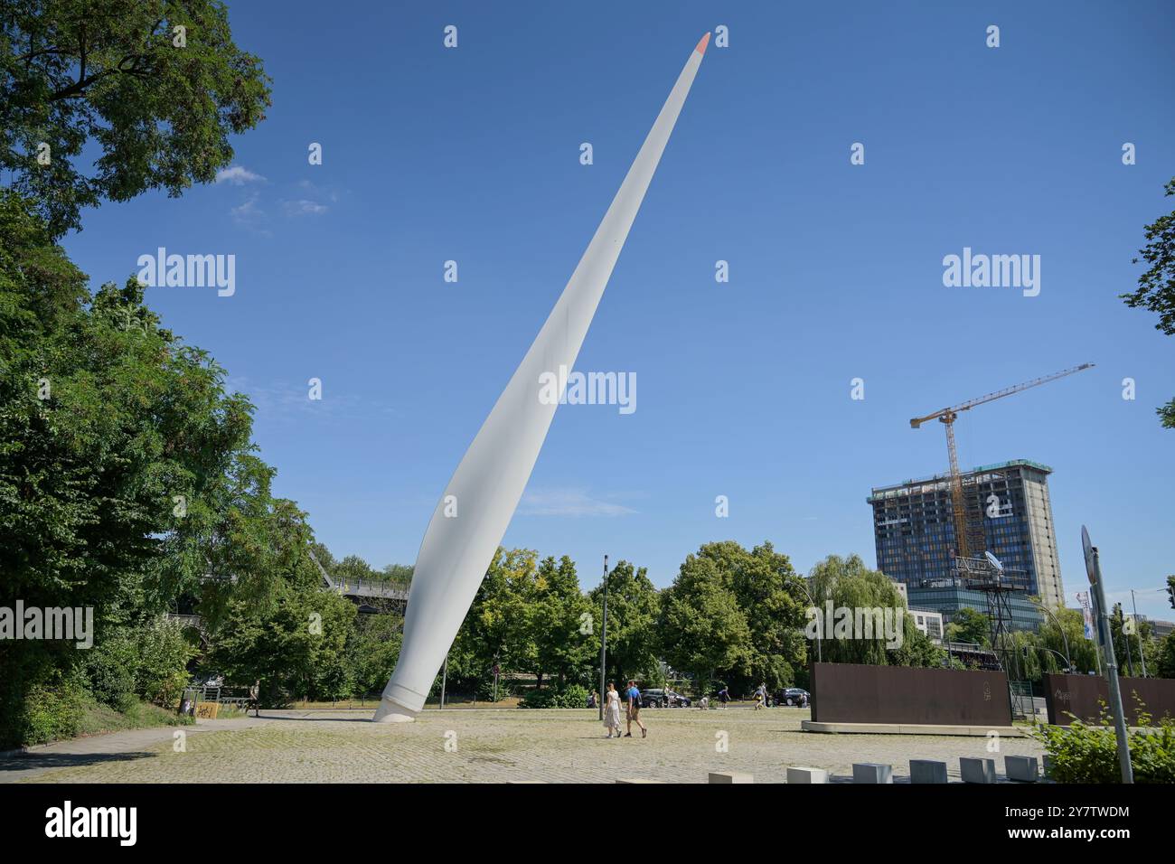 44-meter-long rotor blade, Vestas V90 wind turbine from 2010, German ...