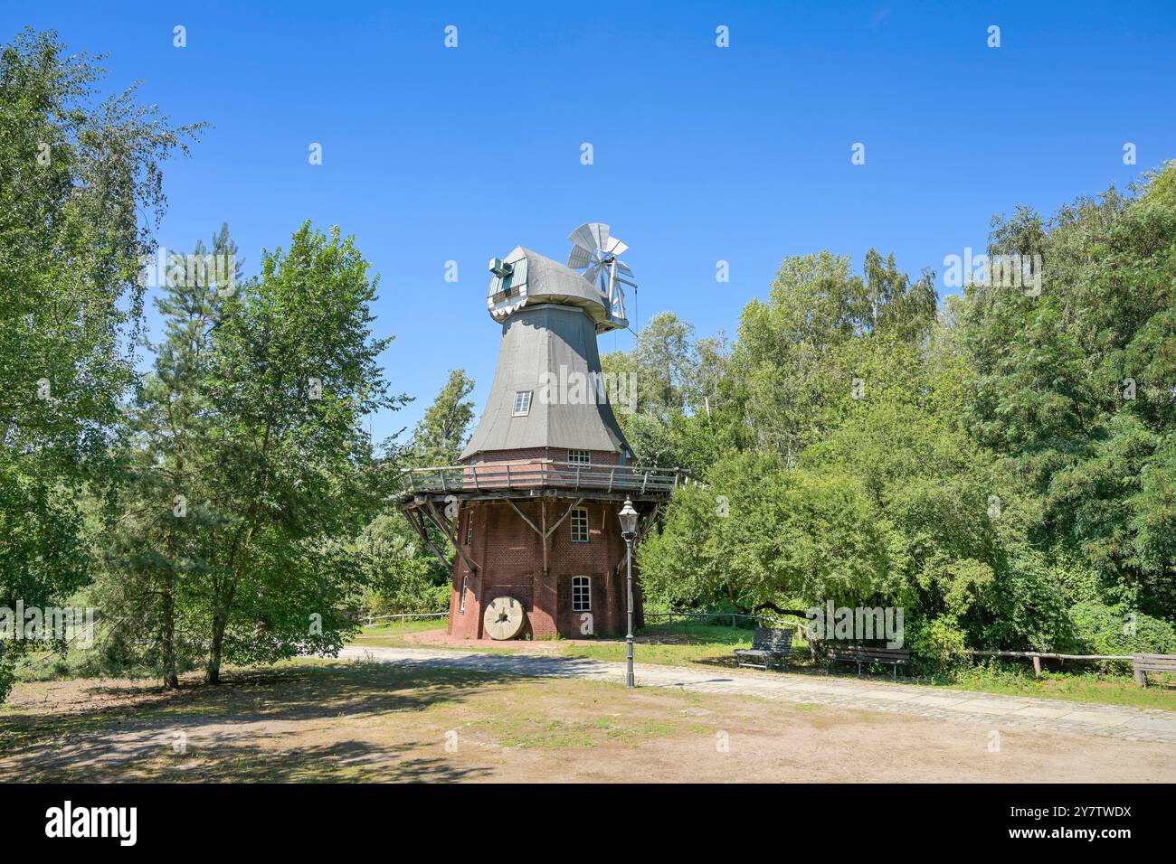 Dutch windmill from 1911 from East Frisia, German Museum of Technology ...