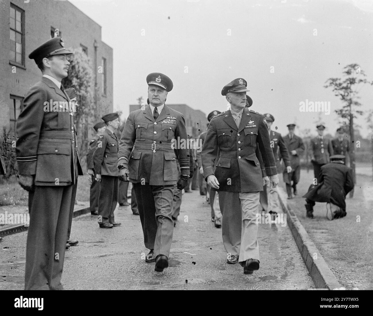 Photo shows: Air chief Marshal Sir Sholto Douglas AOC in C RAF Fighter ...