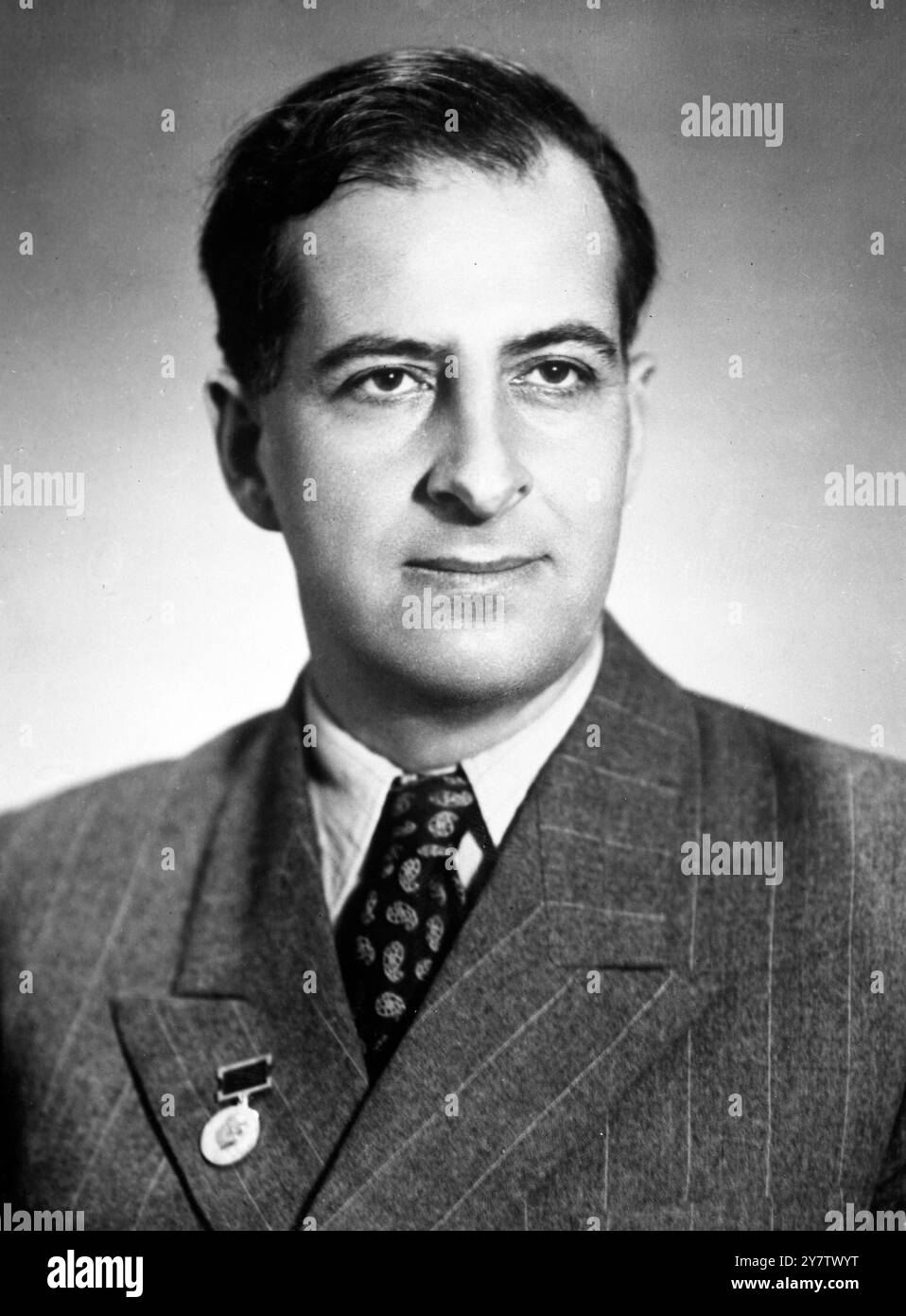 A new portrait of Professor Bruno Pontecorvo, the 42 year old British ...